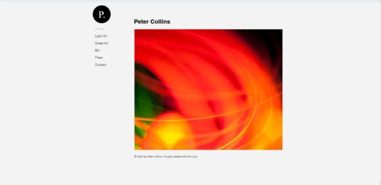 Best Wix Template for Artists | Website Fabricator