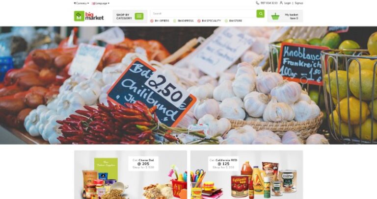 Best OpenCart Themes for Grocery Stores | Website Fabricator