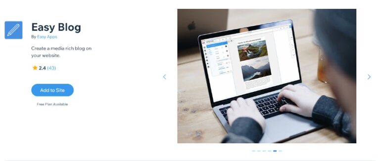 Best Wix Template for Blogs | Website Fabricator