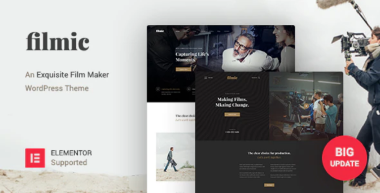 Best WordPress Theme for a Video Production Company | 25+ Video ...