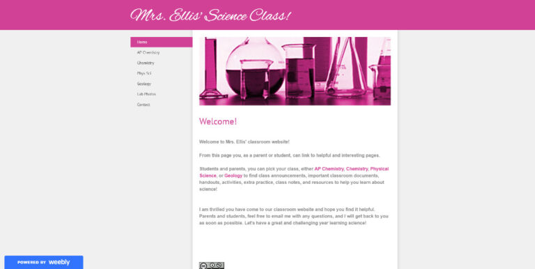 Weebly Teacher Website Examples | Website Fabricator