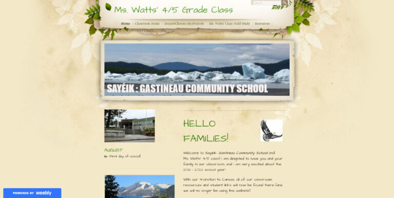 Weebly Teacher Website Examples | Website Fabricator